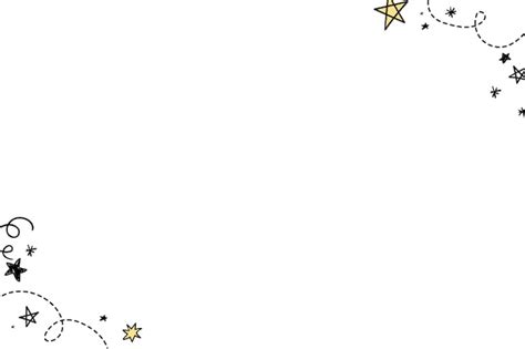 Black And White Star Border Clip Art