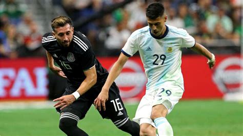 México vs Argentina el Tri cayó goleado 4 0 ante la Albiceleste