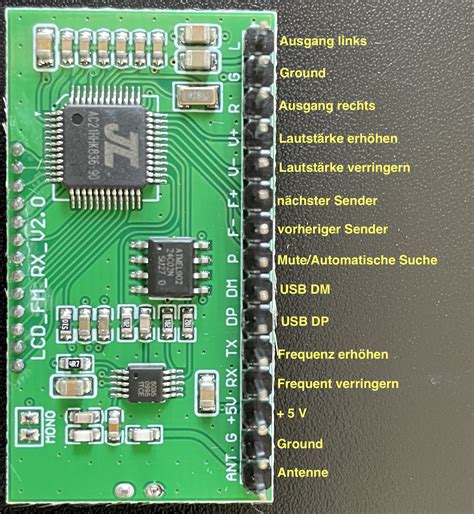 fm radio empfänger modul röhre raspi und mehr