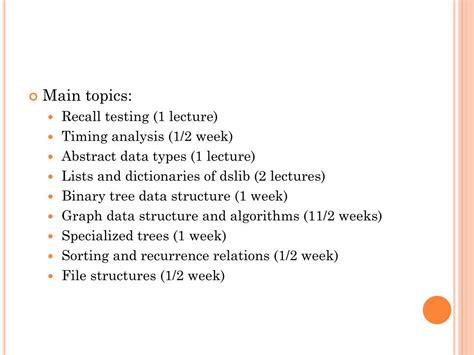 Ppt Cmpt Intermediate Data Structures And Algorithms Powerpoint