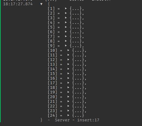 Generating A Table With Lots Of Keys Scripting Support Developer
