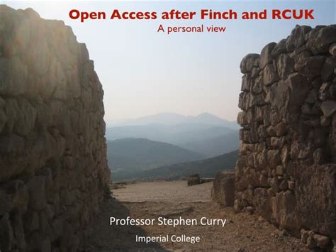 Open Access After Finch And The New Rcuk Policy Ppt