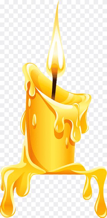 Melting Candle Wax Clipart