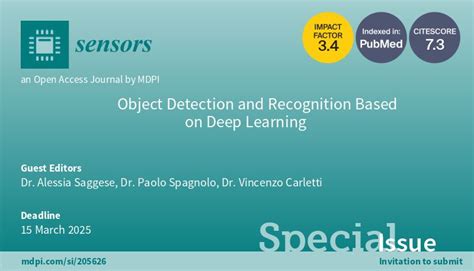 Sensors Mdpi On Linkedin 🌟🌟🌟special Issue Recommendation🌟🌟🌟 Object Detection And Recognition