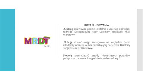 M Odzie Owa Rada Dzielnicy Targ Wek Aktualno Szko A Podstawowa Nr