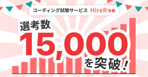 コーディング試験サービス『hireroo』、選考数15000を突破 株式会社ハイヤールーのプレスリリース