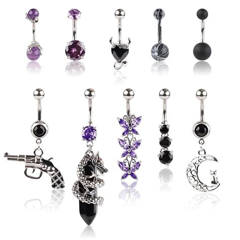 Belly Button Rings Dangle