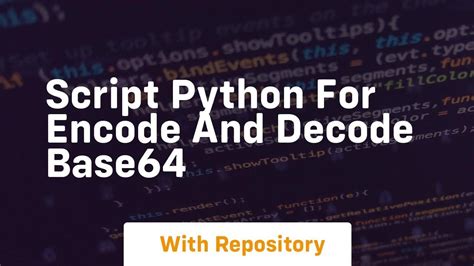 Script Python For Encode And Decode Base64 Youtube