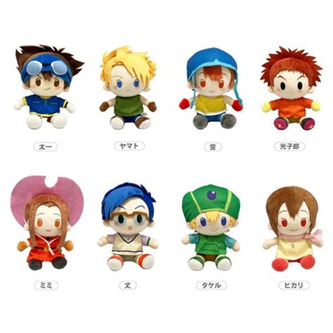 Digimon Adventure Digidestined Plushes