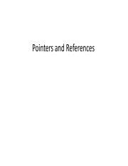 Pointers And References Understanding Memory Allocation And Course Hero