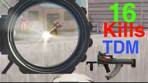 Best Tdm Match। 16 Kills In Tdm । Pubg Mobile Youtube