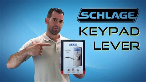 Schlage Keypad Entry Lever Fe595 Installation And Programming