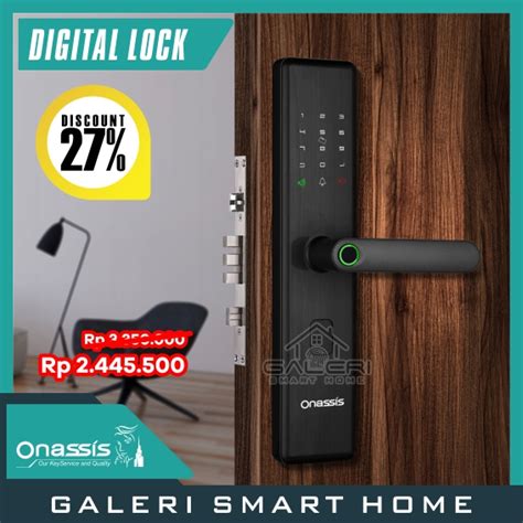 Jual Digital Lock ONASSIS K PRO Kunci Elektronik Kunci Digital Smart Digital Door Lock Shopee