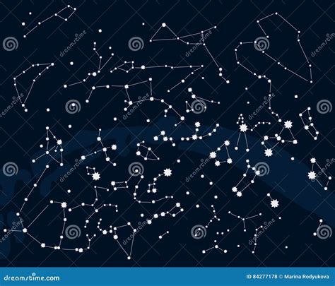 Night Sky Stock Vector Illustration Of Light Cosmic 84277178