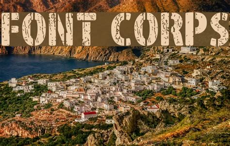 Font Corps Font FFonts Net