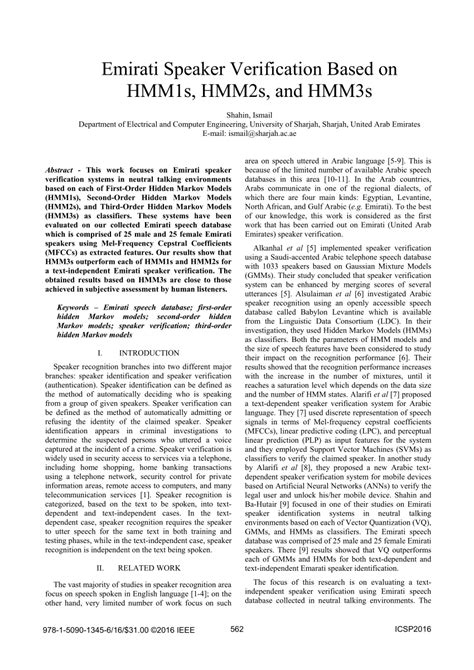 Pdf 13th International Conference On Signal Processing Icsp 2016