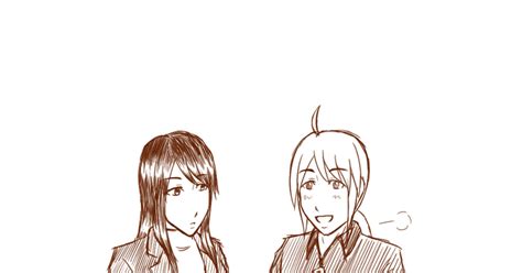 企業擬人化 【企業】資本提携する・・・・のか？【擬人化】 落陽玲瓏のイラスト Pixiv