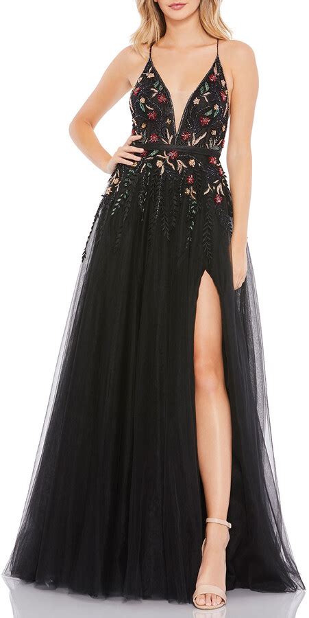 Mac Duggal Empire Tulle Gown Shopstyle Evening Dresses