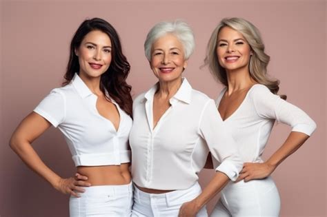 Premium Ai Image Female Models Of Different Ages