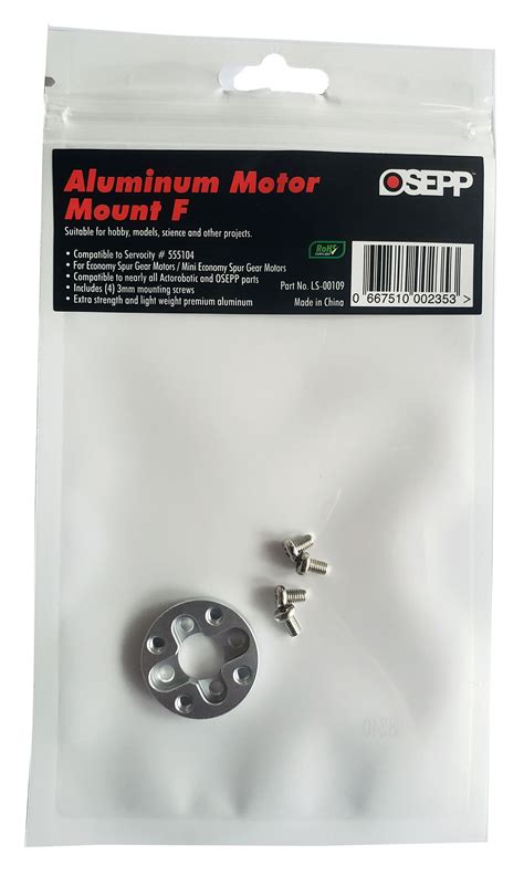Osepp Aluminum Motor Mount F Comparable To Servocity 555104 Osepp
