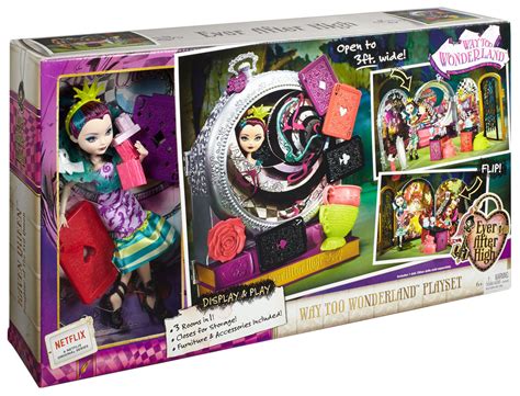 Ever After High Way Too Wonderland High And Raven Queen Playset Shop