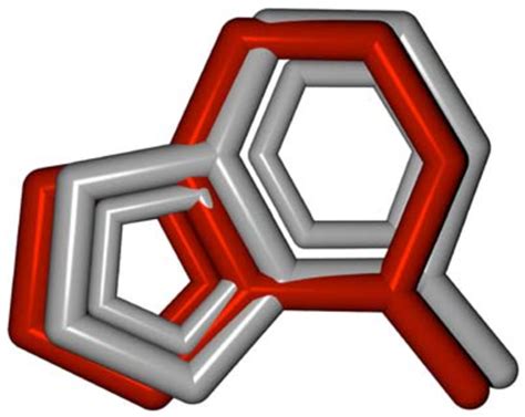 Superposition Of The Best Docked Structure And Crystallographic