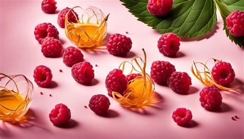 Raspberry And Saffron Premium Ai Generated Image