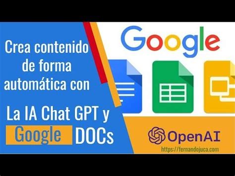 Cómo usar la IA ChatGPT en Google Docs y Sheets para generar contenido