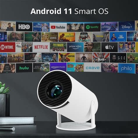 Hy300pro Fhd Smart Projector 4k Resolution Smart Projector