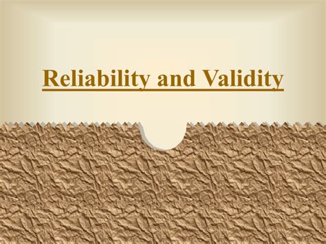 Aspects Of Measurement Validity In Social Research