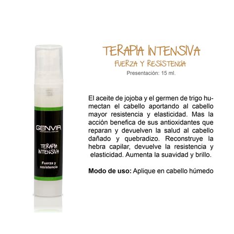 Tratamiento De Fuerza Para Cabello Quebradizo Genvir Professional