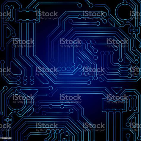 첨단 기술 기하학적 및 연결 시스템 배경과 디지털 데이터 추상 전자 진한 파란색 배경 벽지입니다 벡터 그림입니다 0명에 대한 스톡 벡터 아트 및 기타 이미지 Istock