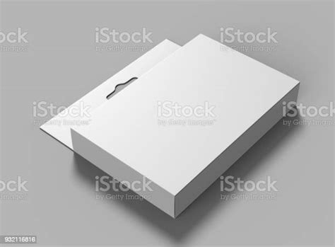 항 모의 설계 및 디자인 프레 젠 테이 션에 대 한 탭 소매 상자 흰색 빈 골 판지 포장 상자 매달려 3d 렌더링 그림입니다 0명에 대한 스톡 사진 및 기타 이미지 Istock