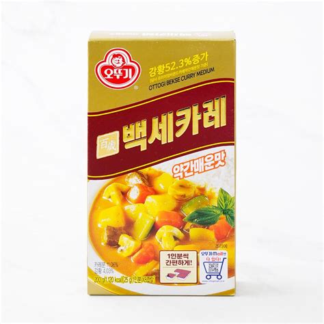 오뚜기 백세카레 약간매운맛 고형 200g 배민스토어