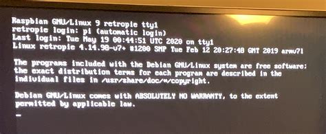Cant Remove Text On RPi Boot R RetroPie
