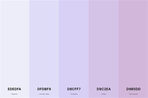 25 Best Lavender Color Palettes With Names And Hex Codes Artofit