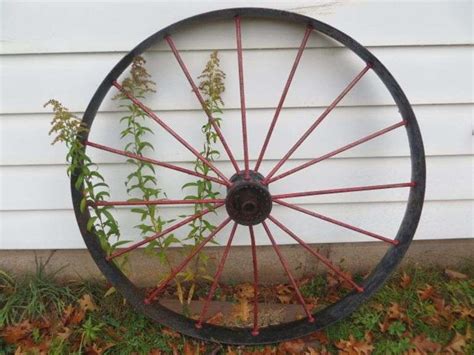 Pair Of Steel Implement Wheels Lambrecht Auction Inc