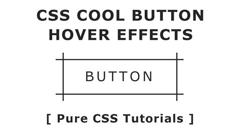 Online Tutorial For Creative Button Design With Cool Hover Effects In