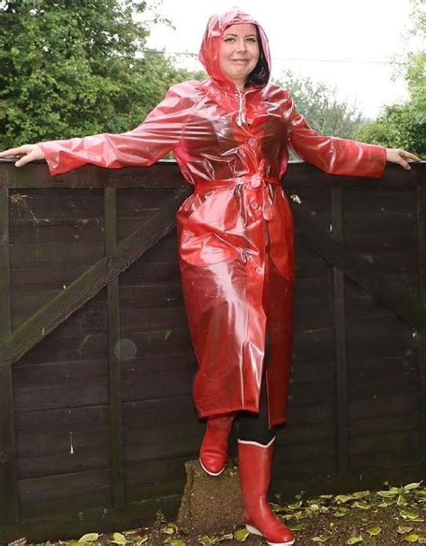 Pin By Streetmacz On Regal Red Rainmacz Rain Wear Raincoat Red Raincoat