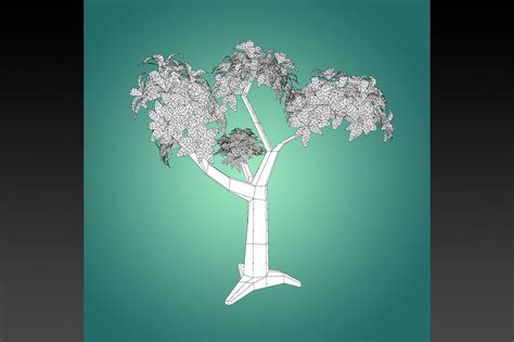 Mango Tree 3d Model Graphic By Theresumepark · Creative Fabrica