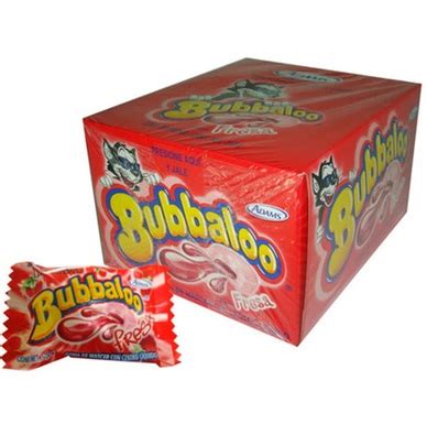 Chicle Bubbaloo Fresa X 70 ConfiterÍa Minerva