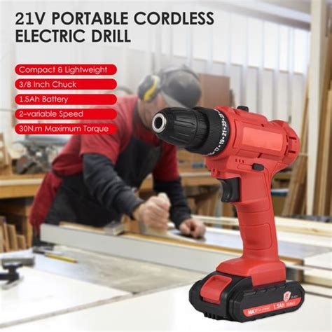 Generic Perceuse électrique Portative Sans Fil 21 V 3 8 Po Prix Pas Cher Jumia Ci