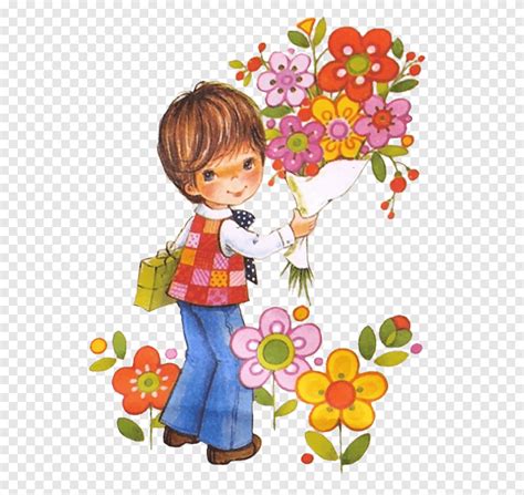 Картинки дарит цветы для детей 63 фото