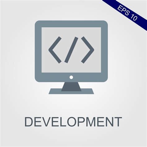 Premium Vector Development Flat Icons Eps File