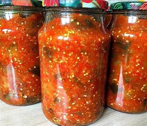 Баклажаны в аджике на зиму ИНГРЕДИЕНТЫ баклажан 3 кг помидор 3 кг перец
