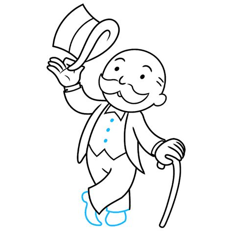 How To Draw The Monopoly Man Really Easy Drawing Tutorial