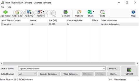 Nch Prism Plus 5 35 Download Free