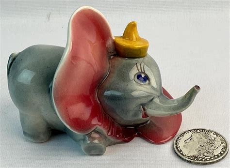Sold Price Vintage 1941 Vernon Kilns Walt Disneys Dumbo One Ear Down