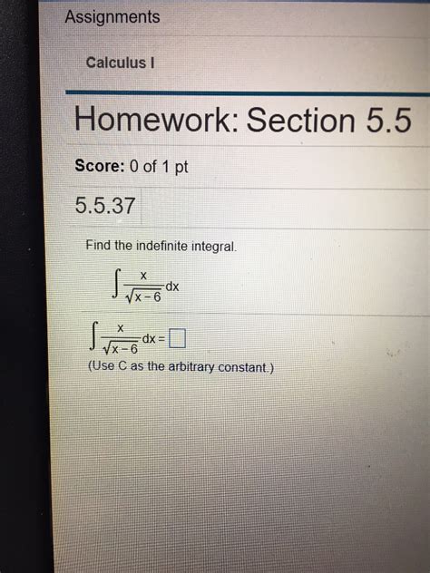 Solved Assignments Calculus I Homework Section 5 5 Score 0