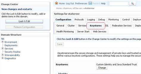 Reconfigure The Weblogic Server To Use A Different Security Certificate